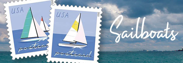Sailboats Stamps – Christopher Arndt Postcard Co