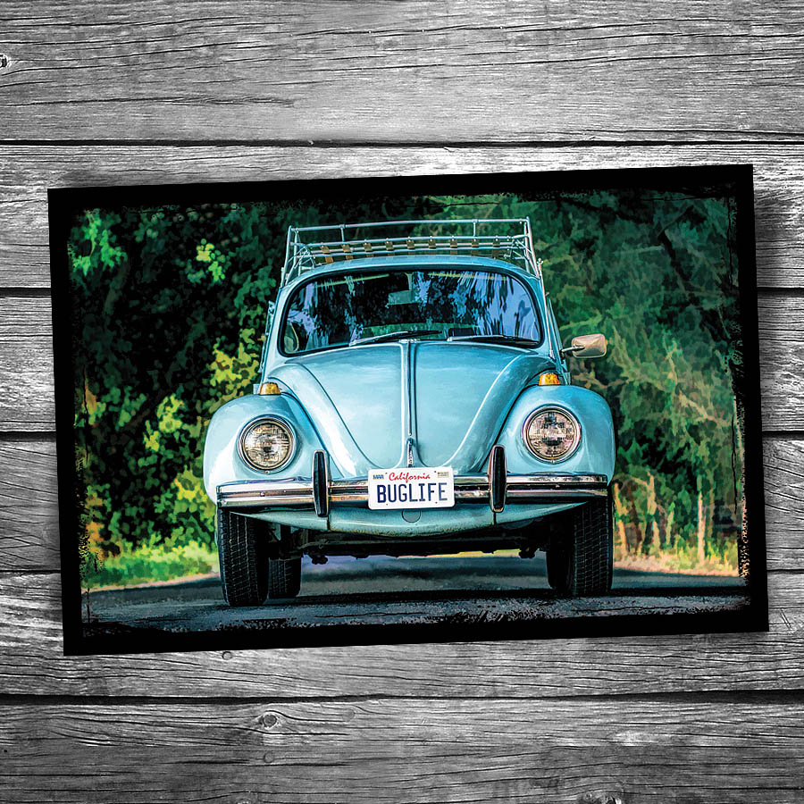 Volkswagen Beetle Postcard – Christopher Arndt Postcard Co