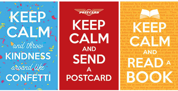 Introducing Our New "Keep Calm" Postcards – Christopher Arndt Postcard Co