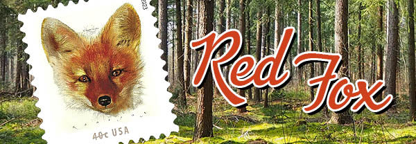 Red Fox Stamp – Christopher Arndt Postcard Co