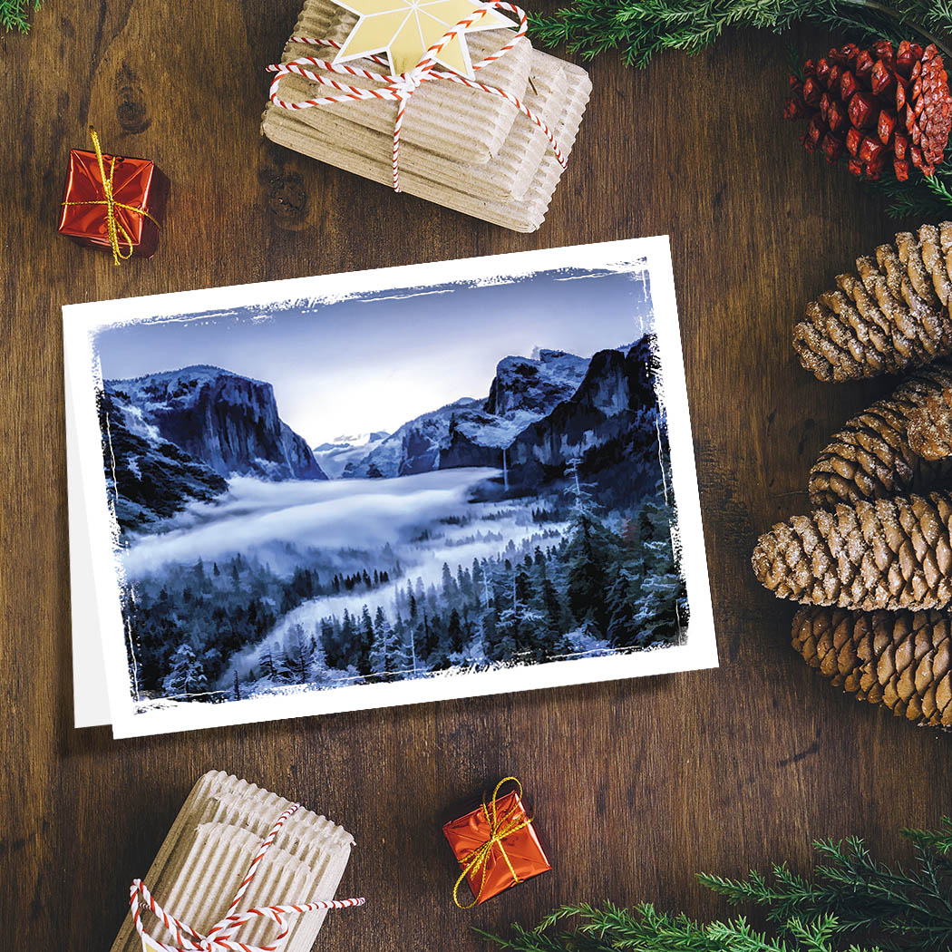 Yosemite Snow | 5x7 Blank Card – Christopher Arndt Postcard Co