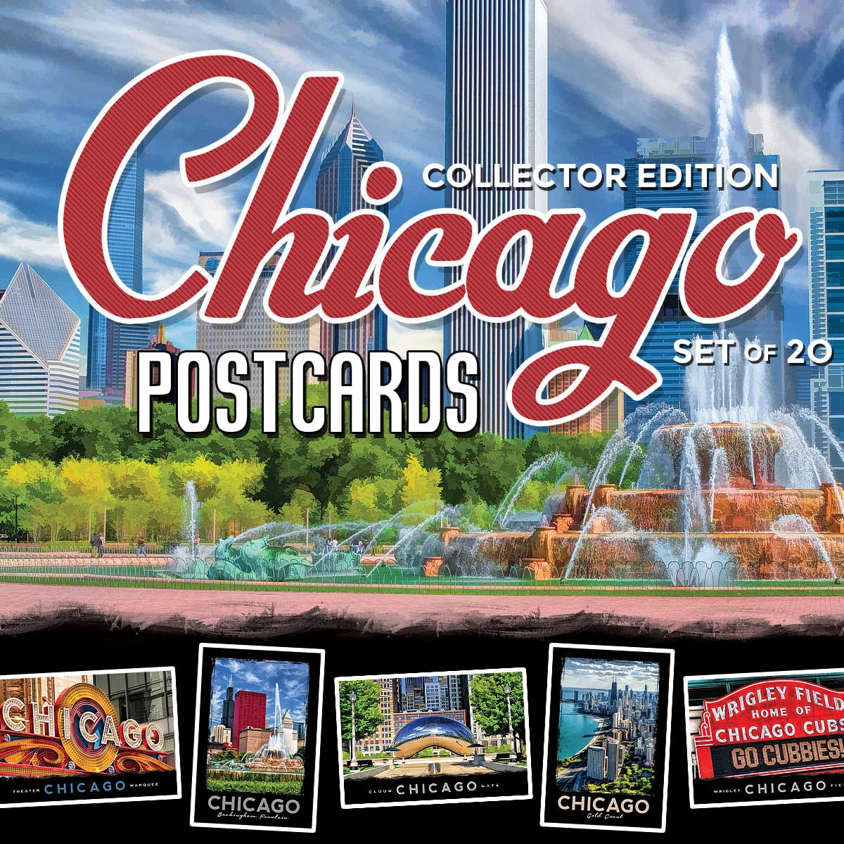 Chicago Postcards | Best of Series | Set of 20 – Christopher Arndt ...