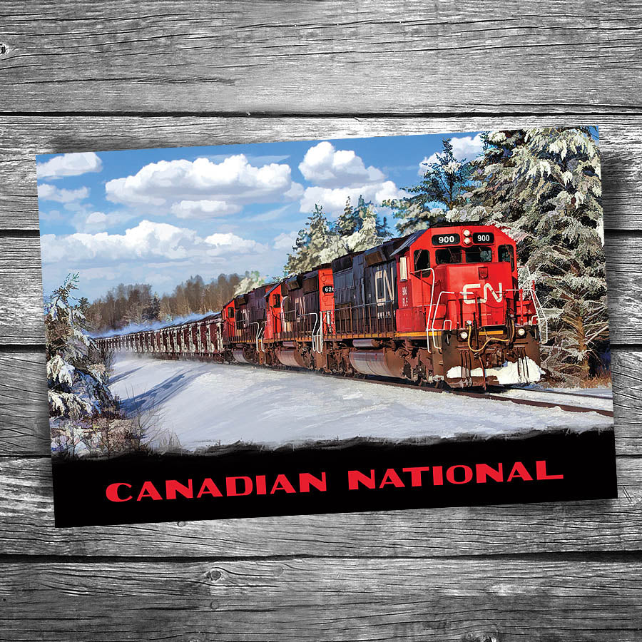 Canadian National Winter Postcard – Christopher Arndt Postcard Co