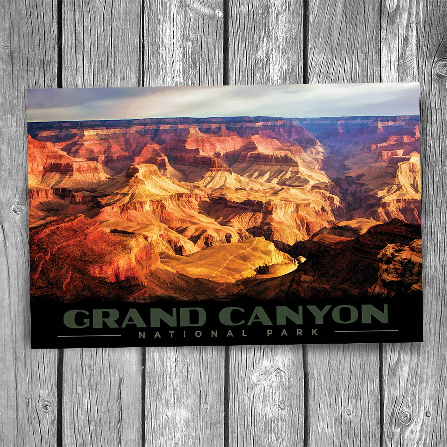 View of Grand Canyon National Park Postcard – Christopher Arndt Postcard Co