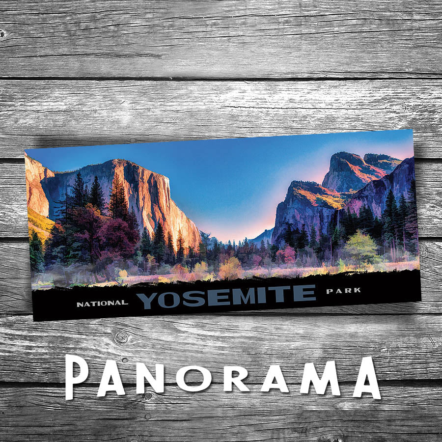 Yosemite Panorama Postcard – Christopher Arndt Postcard Co