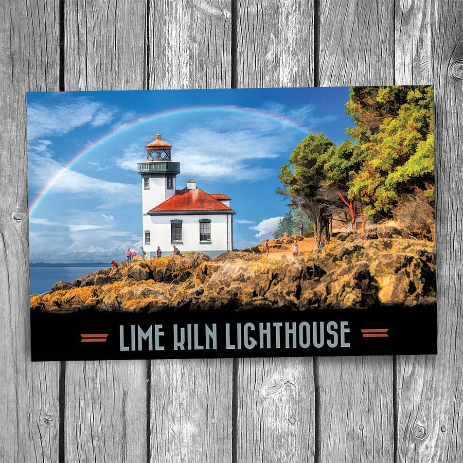 Lime Kiln Lighthouse Postcard – Christopher Arndt Postcard Co