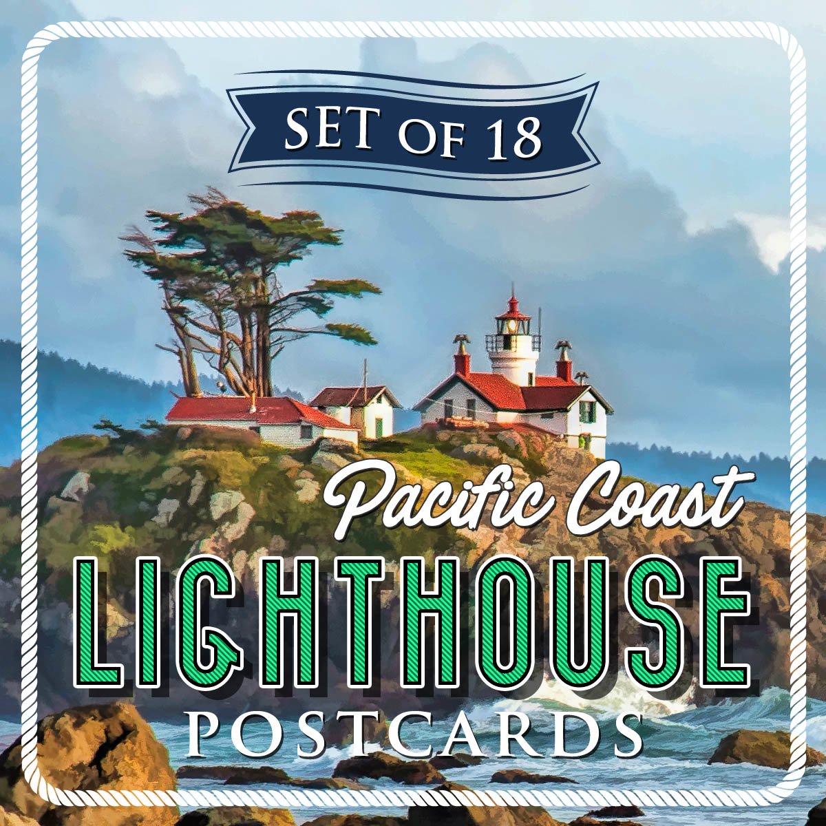 Pacific Coast Lighthouse Postcards | Set of 18 – Christopher Arndt ...