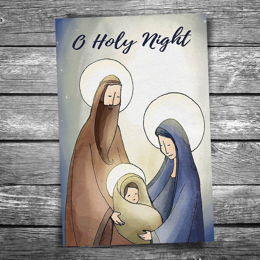 Christmas Nativity Postcard – Christopher Arndt Postcard Co