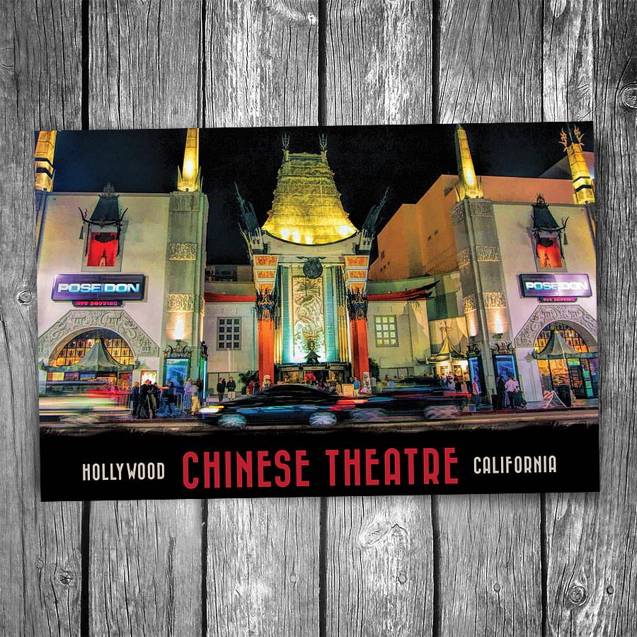 Chinese Theatre Postcard – Christopher Arndt Postcard Co