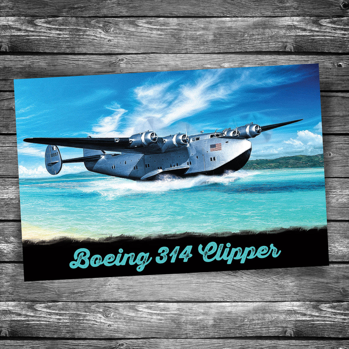 Boeing 314 Clipper Postcard – Christopher Arndt Postcard Co