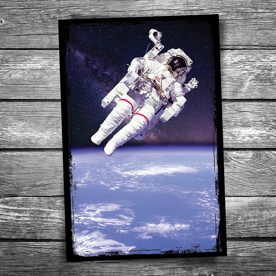 Astronaut Spacewalk Postcard – Christopher Arndt Postcard Co