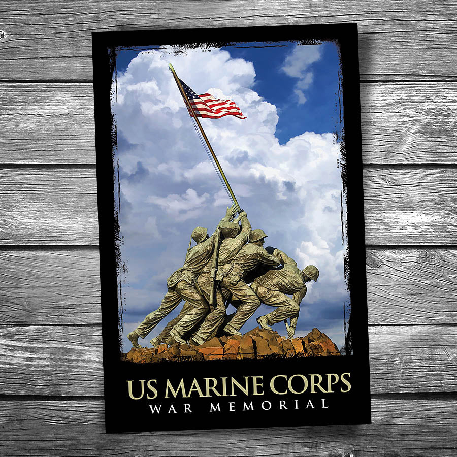 Marine Corps Memorial Postcard – Christopher Arndt Postcard Co