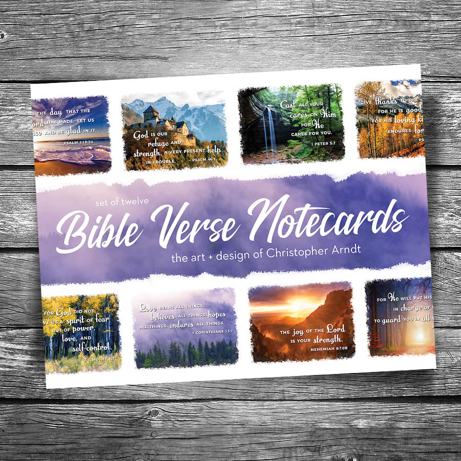 Bible Verse Note Cards – Christopher Arndt Postcard Co