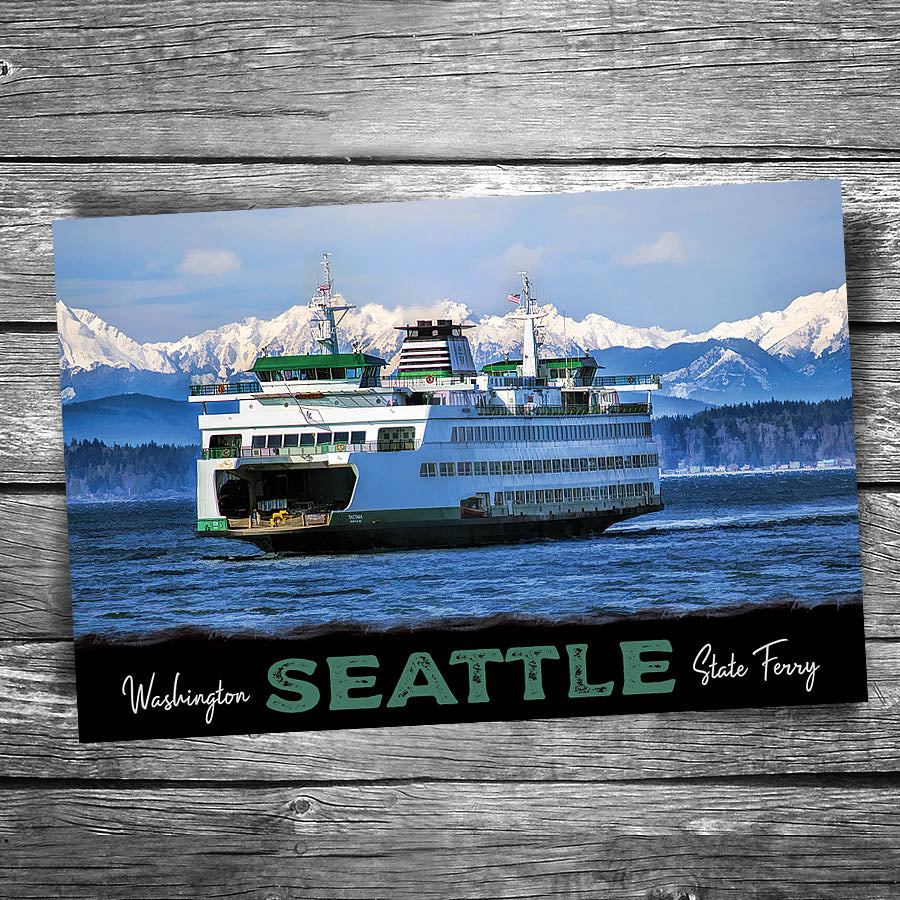 Seattle Ferry Postcard – Christopher Arndt Postcard Co