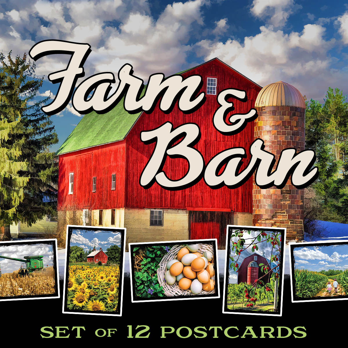 Farm and Barn Postcards | Set of 12 – Christopher Arndt Postcard Co
